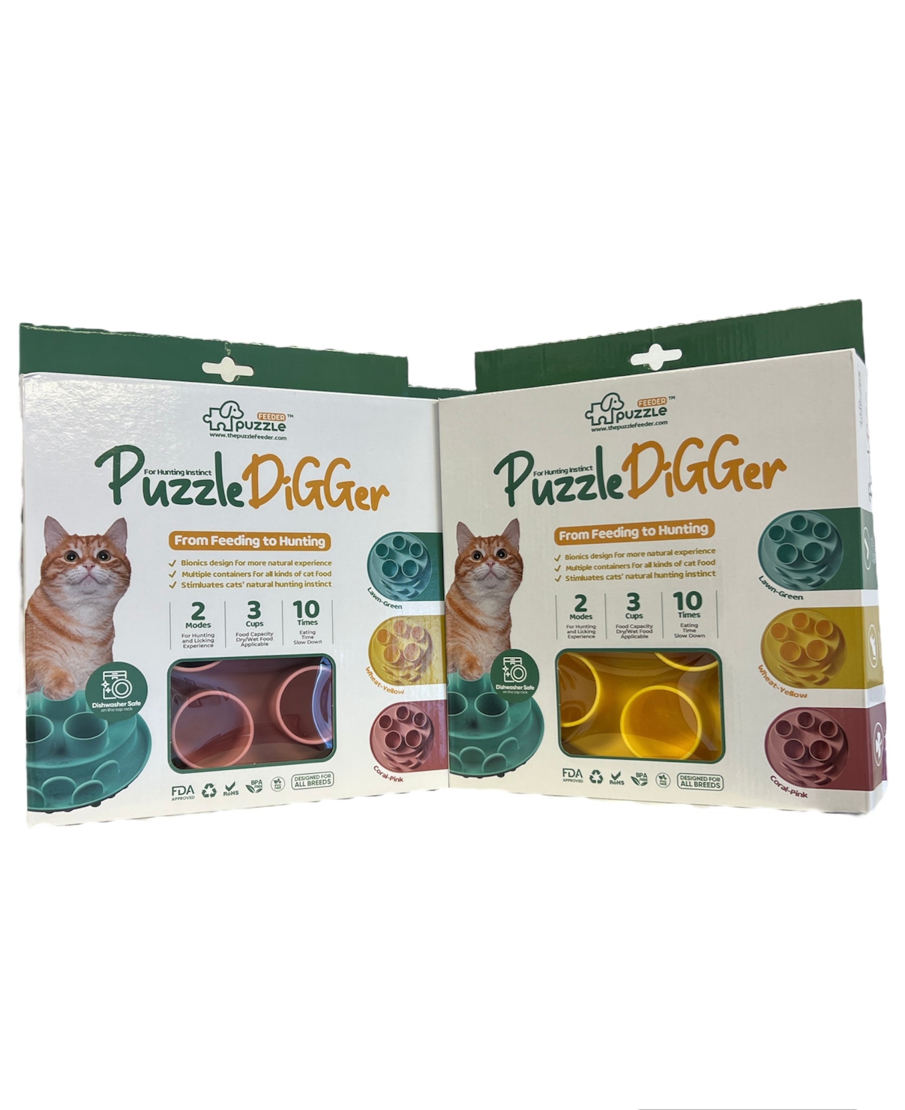 Cat Feeding Puzzle for Mental Stimulation & Digestion – The Barkery LLC